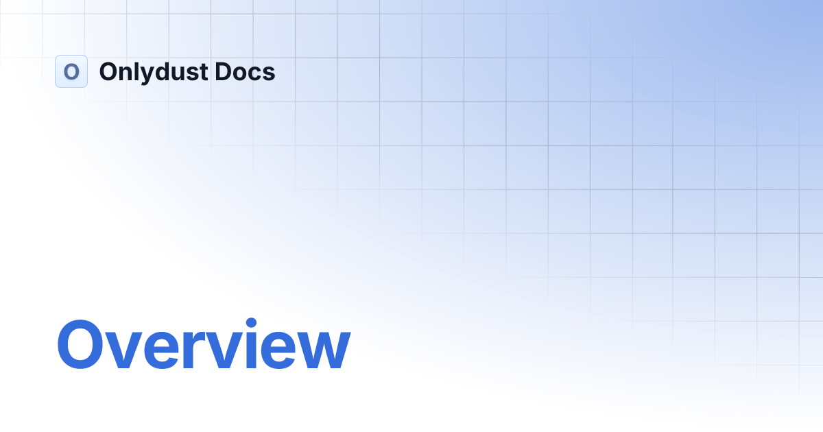 Overview | Onlydust Docs